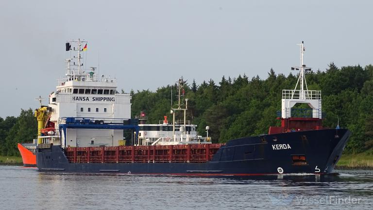 KERDA, General Cargo Ship - Details and current position - IMO 9289790 ...