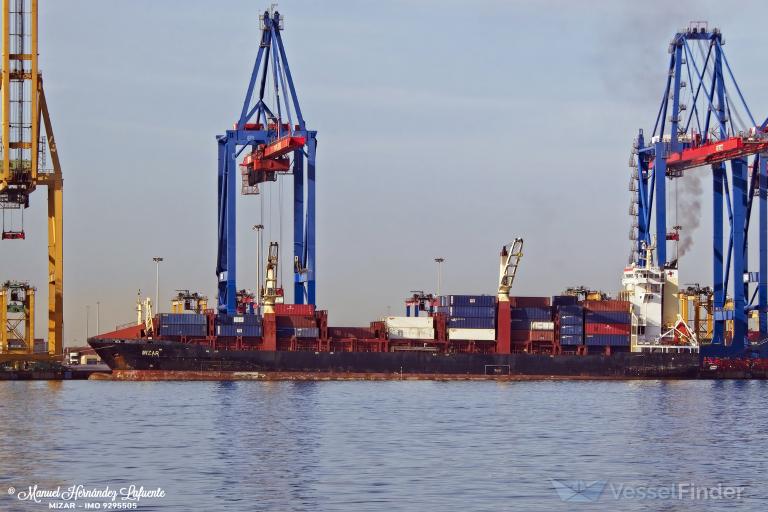 MIZAR, Container Ship - Detalles del buque y posición actual - IMO ...