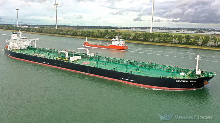 MONTREAL SPIRIT, Crude Oil Tanker - Details and current position - IMO ...