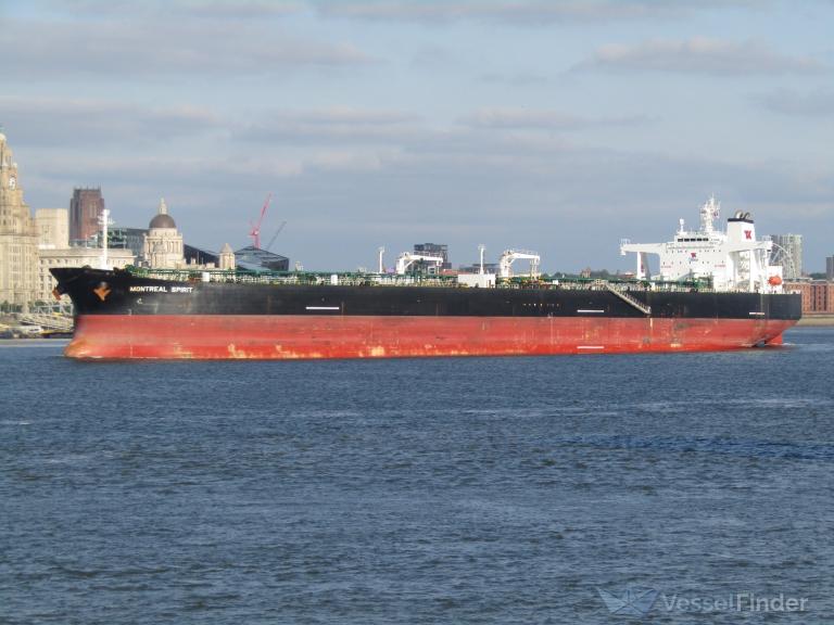 MONTREAL SPIRIT, Crude Oil Tanker - Dettagli della nave e posizione ...