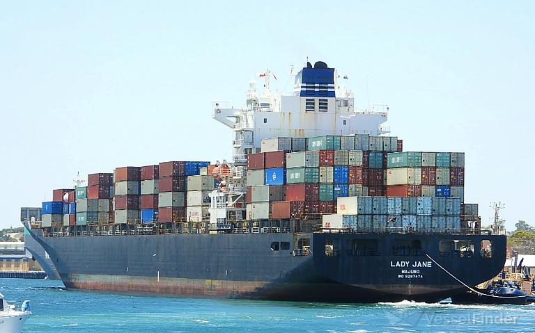 LADYJANE, Container Ship - Details and current position - IMO 9297474 ...