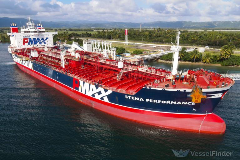 STENA PERFORMANCE, Chemical/Oil Products Tanker - Details and current position - IMO 9299159 ...
