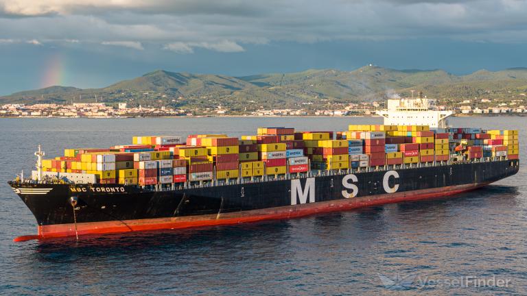 MSC TORONTO, Container Ship - Dettagli della nave e posizione attuale ...