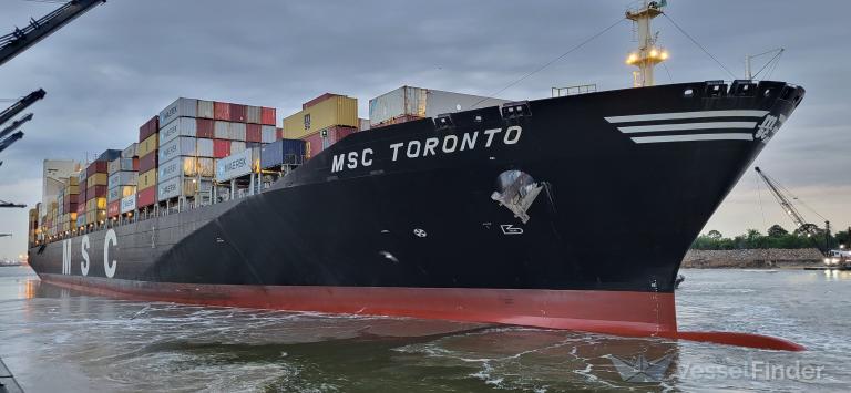 MSC TORONTO, Container Ship - Details and current position - IMO ...