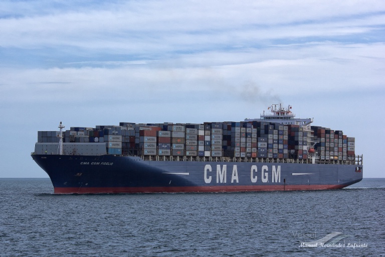 CMA CGM FIDELIO, Container Ship - Details and current position - IMO ...