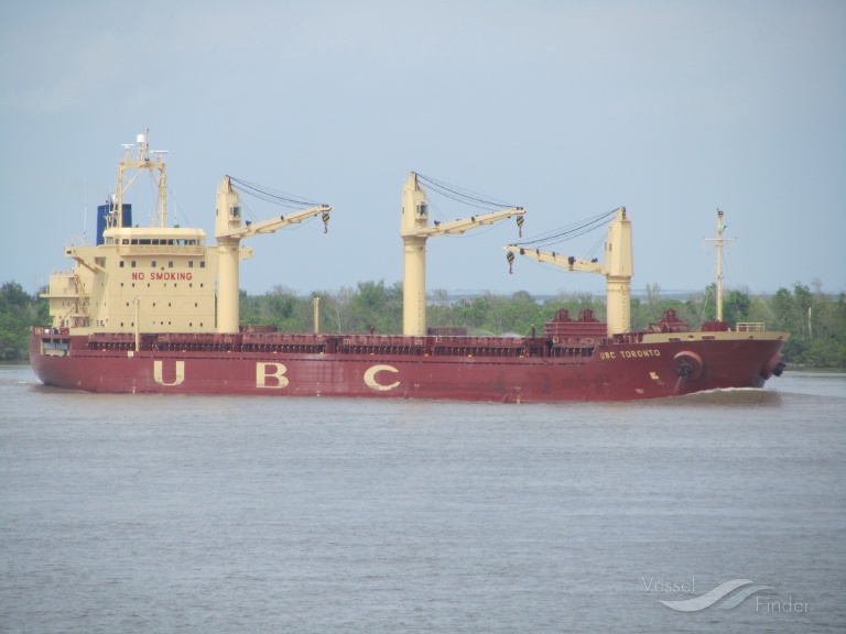 UBC TORONTO, General Cargo Ship - Details and current position - IMO ...
