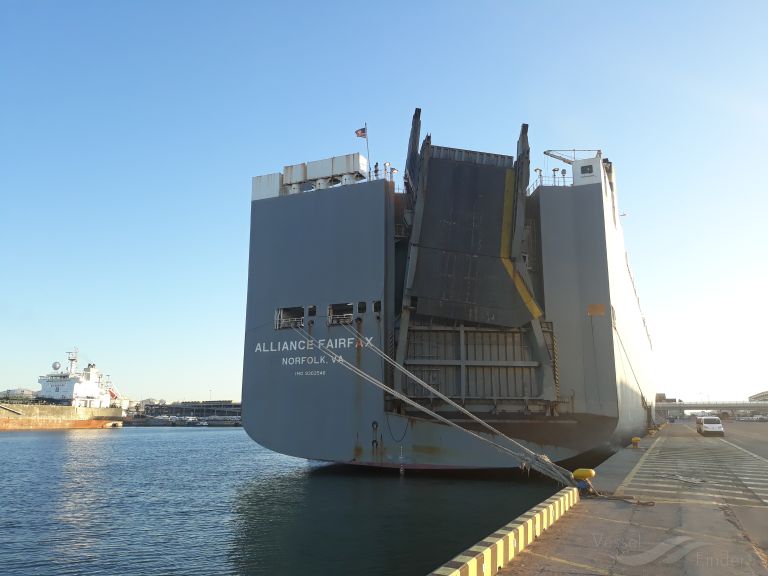 ALLIANCE FAIRFAX, Vehicles Carrier - Details and current position - IMO ...