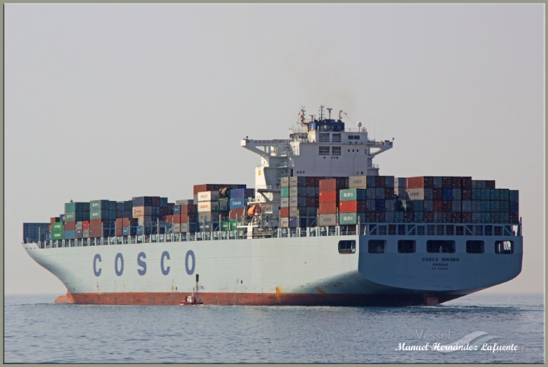 COSCO NINGBO, Container Ship - Scheepsdetails en huidige positie - IMO ...