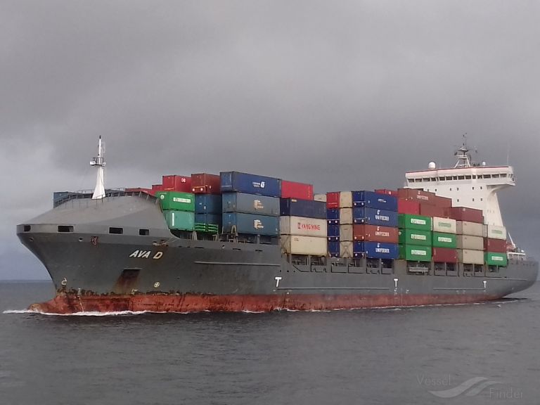 AVA D, Container Ship - Данные судна и текущее положение - IMO 9306225 ...
