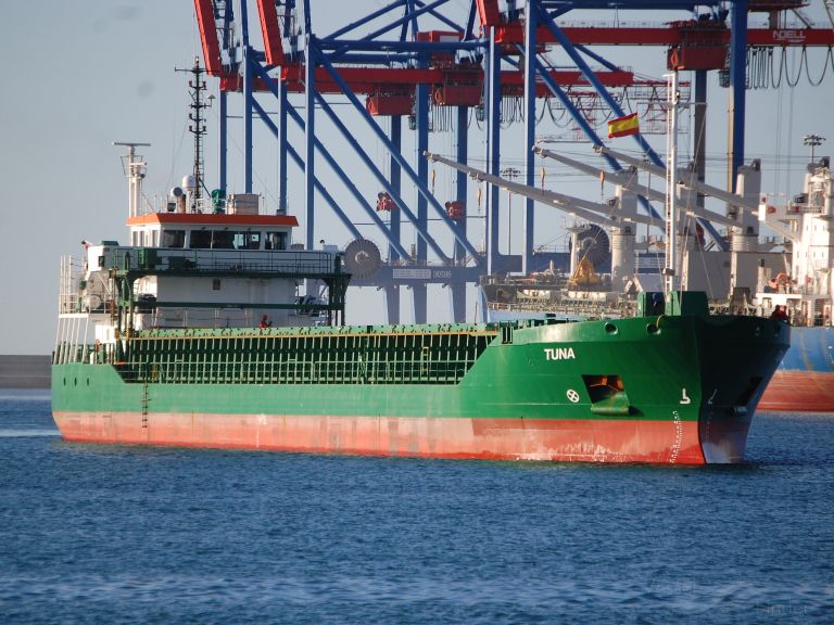 TUNA, General Cargo Ship - Scheepsdetails en huidige positie - IMO ...