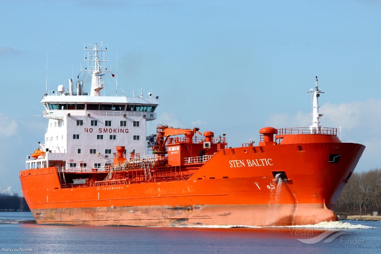 STEN BALTIC, Chemical/Oil Products Tanker - Detalles del buque y ...