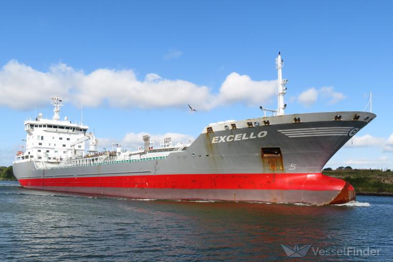 EXCELLO, Chemical/Oil Products Tanker - Details and current position ...