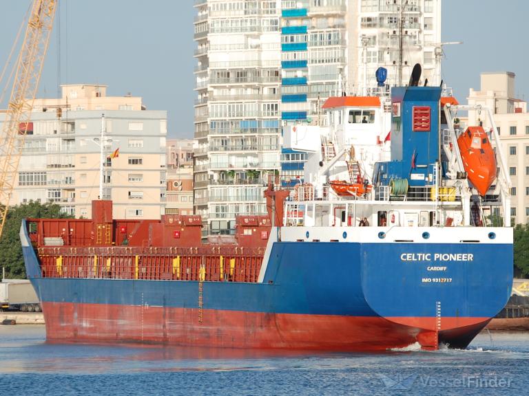 CELTIC PIONEER, General Cargo Ship - Details and current position - IMO ...