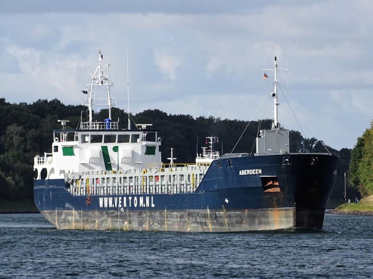 ABERDEEN, General Cargo Ship - Details and current position - IMO ...