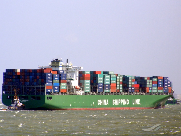 CSCL ZEEBRUGGE, Container Ship - Details and current position - IMO ...