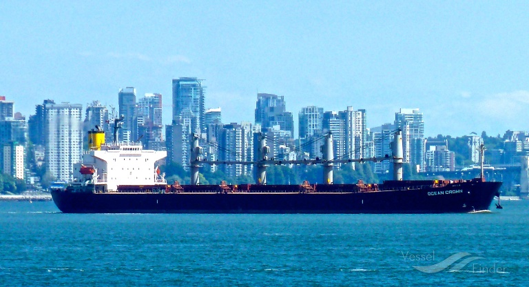 OCEAN CROWN, Bulk Carrier - Details and current position - IMO 9317107 ...