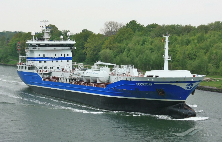 SCORPIUS, Chemical/Oil Products Tanker - Details and current position ...