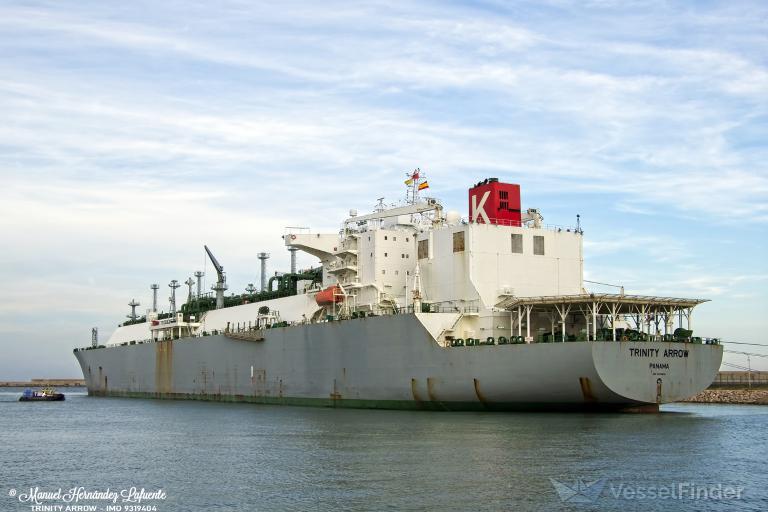 TRINITY ARROW, LNG Tanker - Scheepsdetails en huidige positie - IMO 9319404 - VesselFinder