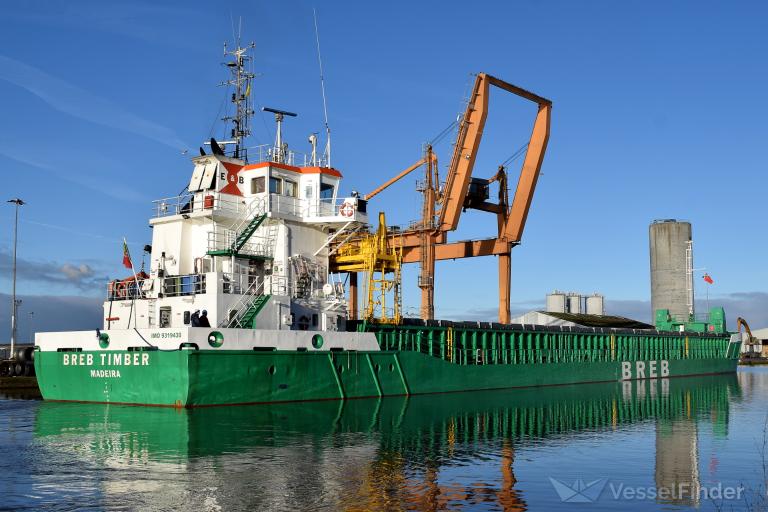 BREB TIMBER, General Cargo Ship - Details and current position - IMO ...