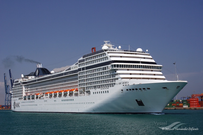 MSC MUSICA, Passenger (Cruise) Ship - Details and current position ...