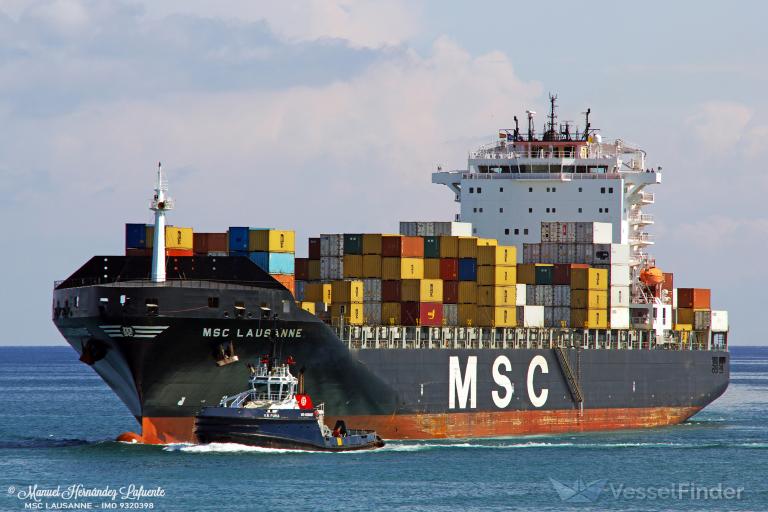 MSC LAUSANNE VI, Container Ship - Details and current position - IMO ...