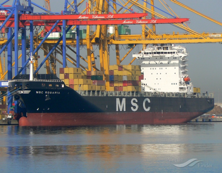 MSC ROSARIA, Container Ship - Details and current position - IMO ...