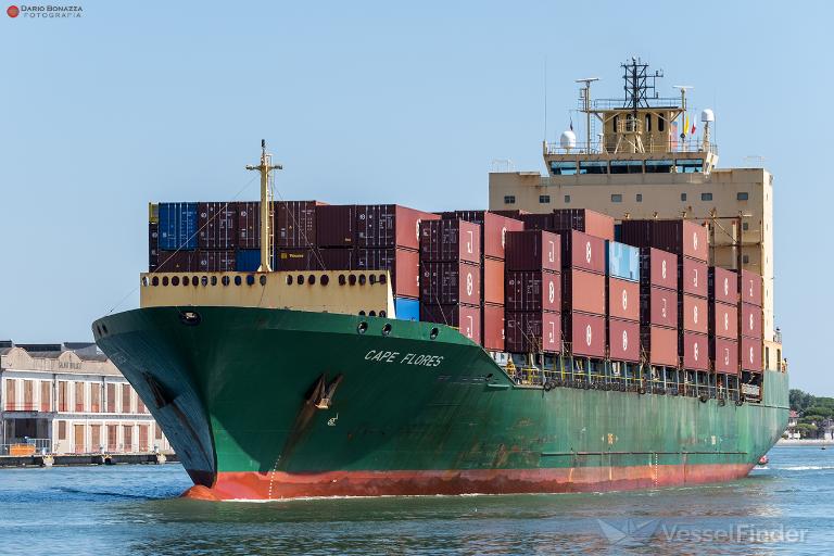 CAPE FLORES, Container Ship - Details and current position - IMO ...