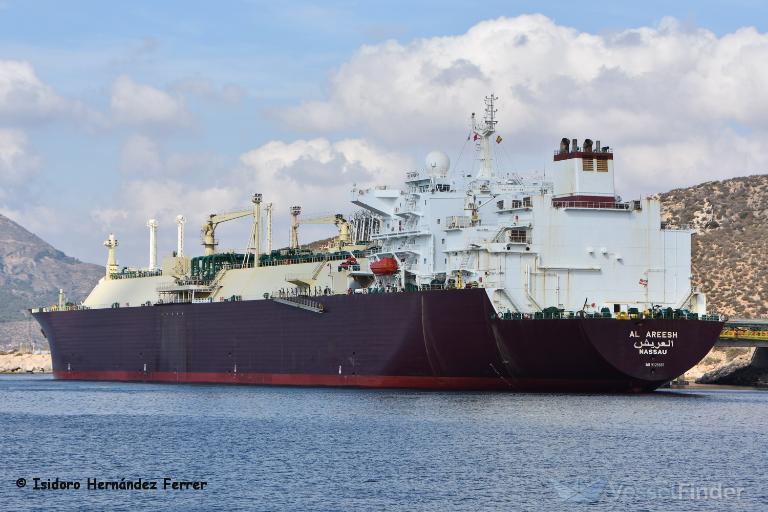AL AREESH, LNG Tanker - Details and current position - IMO 9325697 ...