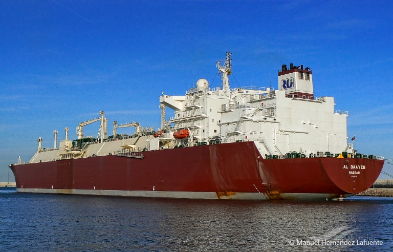 AL DAAYEN, LNG Tanker - Details and current position - IMO 9325702 ...