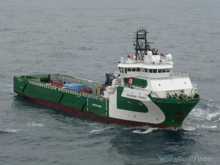 BOURBON TOPAZ, Offshore Tug/Supply Ship - Details and current position ...