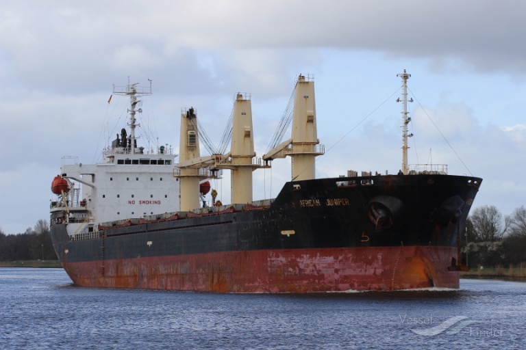 AFRICAN JUNIPER, Bulk Carrier - Details and current position - IMO ...