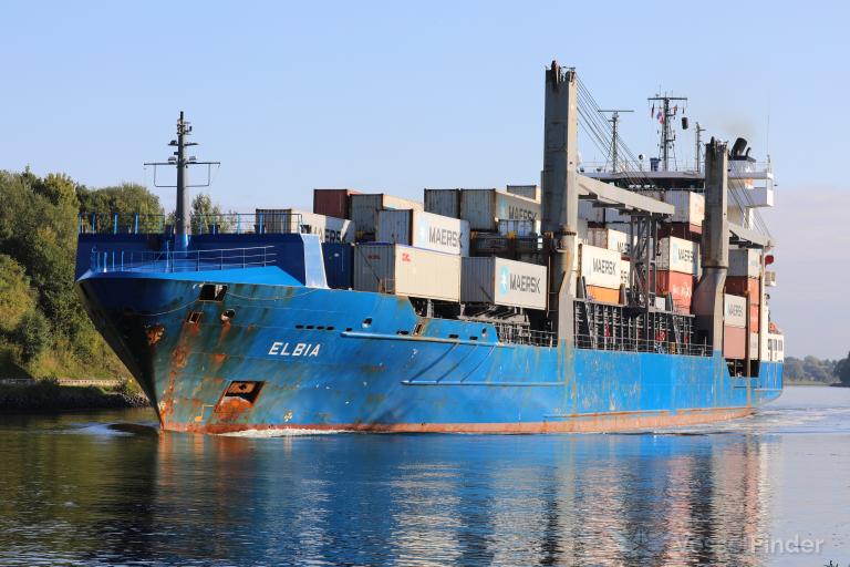 ELBIA, Container Ship - Details and current position - IMO 9326990 ...