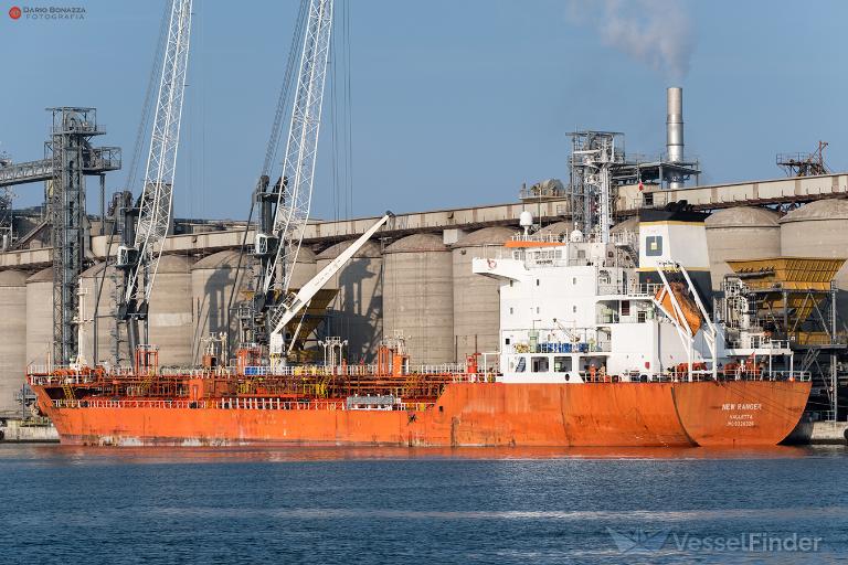 NEW RANGER, Chemical/Oil Products Tanker - Details and current position ...