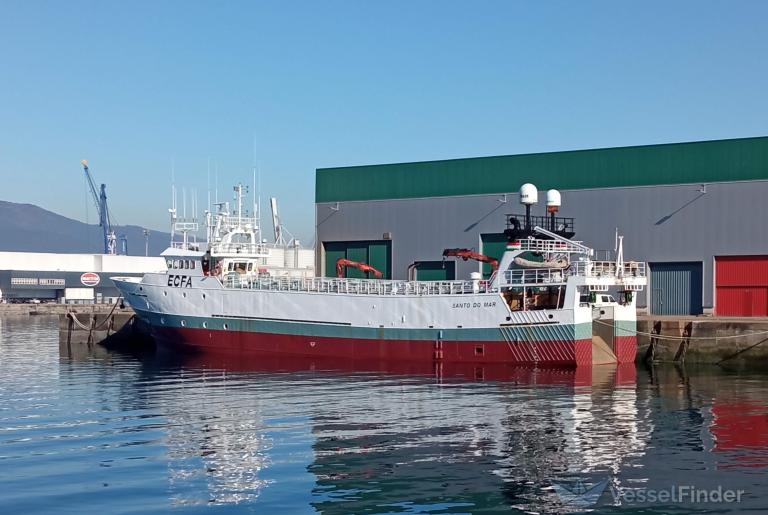SANTO DO MAR, Fishing Vessel - Details and current position - IMO 9329174 - VesselFinder