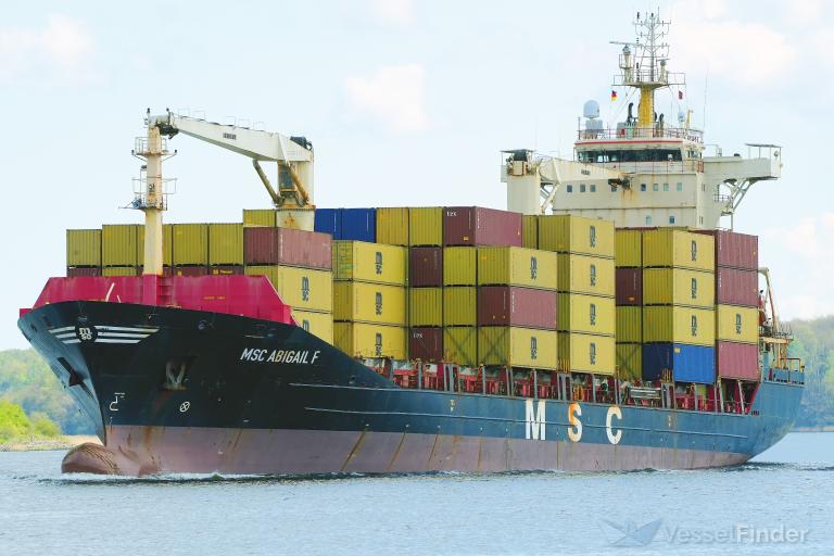 MSC ABIGAIL F, Container Ship - Details and current position - IMO 9330226 - VesselFinder