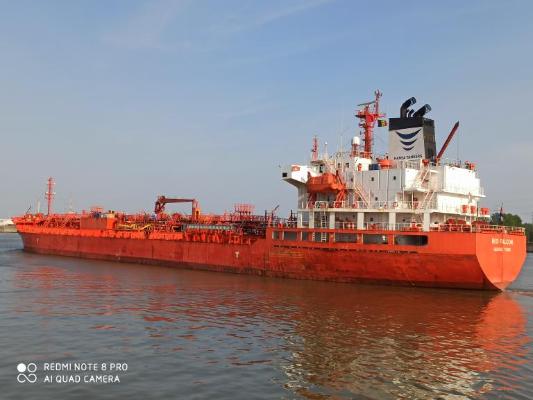 STRINDA, Chemical/Oil Products Tanker - Detalles del buque y posición ...