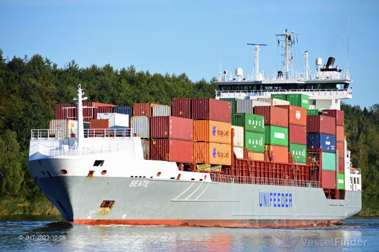 BEATE, Container Ship - Details and current position - IMO 9333345 ...