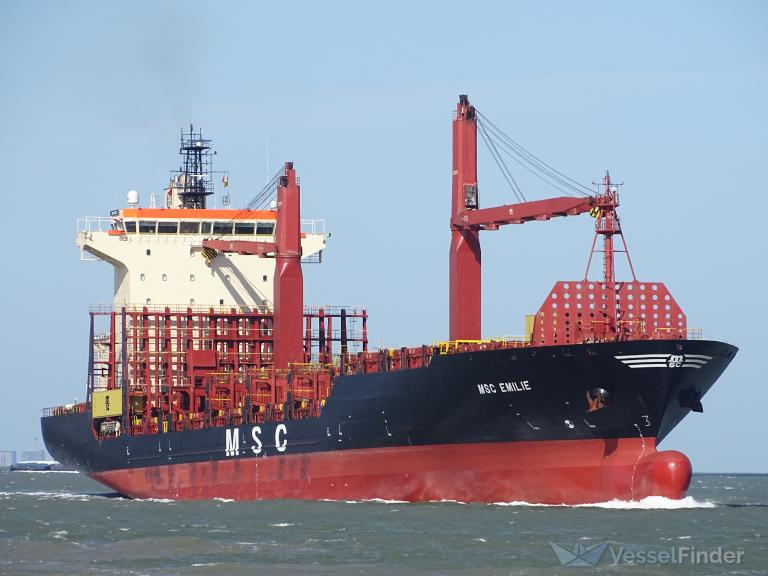 MSC EMILIE, Container Ship - Details and current position - IMO 9334832 ...
