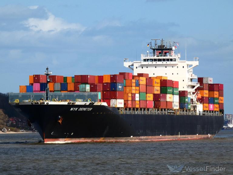 NYK DEMETER, Container Ship - Details and current position - IMO ...