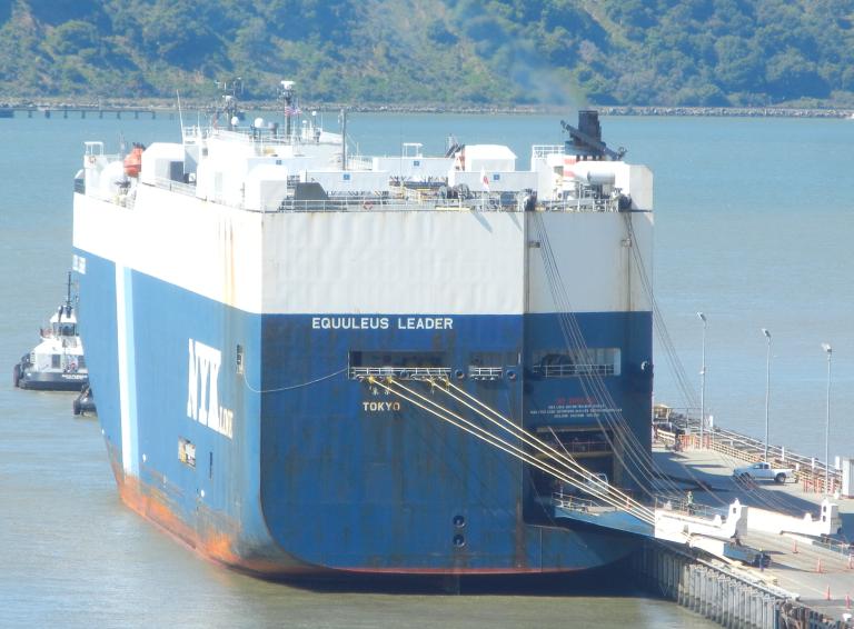 EQUULEUS LEADER, Vehicles Carrier - Skibsdetaljer og nuværende position ...