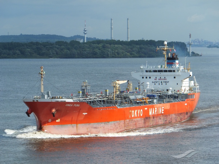 GINGA PUMA, Chemical/Oil Products Tanker - Details and current position - IMO 9343780 - VesselFinder
