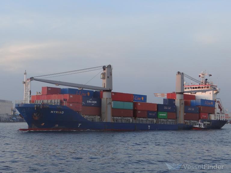 MYRIAD, Container Ship - Details and current position - IMO 9344186 ...