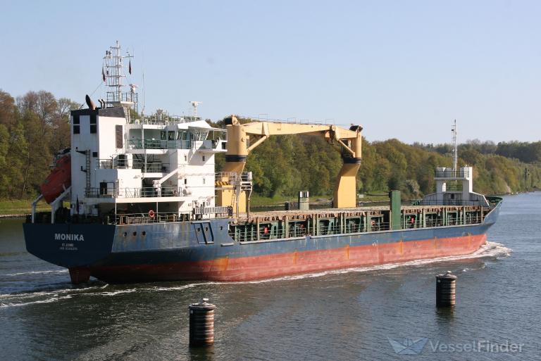 MONIKA, General Cargo Ship - Skibsdetaljer og nuværende position - IMO ...