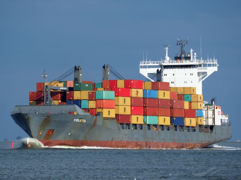 VIOLETTA, Container Ship - Details and current position - IMO 9344710 ...