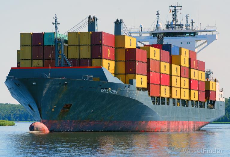 VALENTINA, Container Ship - Details and current position - IMO 9344722 ...