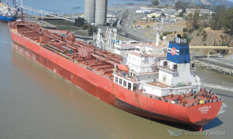 AURORA N, Oil Products Tanker - Details and current position - IMO ...