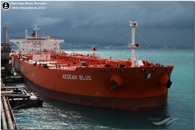 AEGEAN BLUE, Crude Oil Tanker - Details and current position - IMO ...