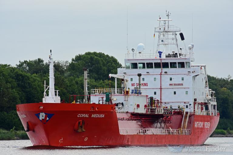 CORAL MEDUSA, LPG Tanker - Details and current position - IMO 9346926 ...
