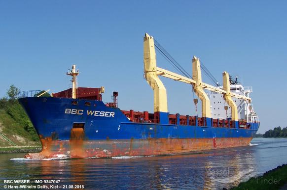 BBC WESER, General Cargo Ship - Dettagli della nave e posizione attuale ...
