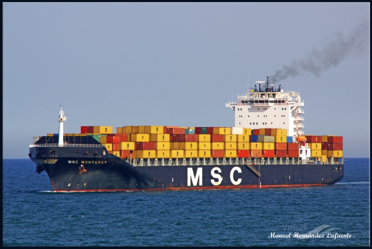 MSC MONTEREY V, Container Ship - Details and current position - IMO ...